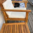 Beachcrest Home™ Koval 3 Pieces Acacia Wood Outdoor Conversation Set & Reviews | Wayfair